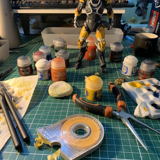 🎨 Anthem Ranger Javelin and Colossus Torso・ STL File for ・Cults