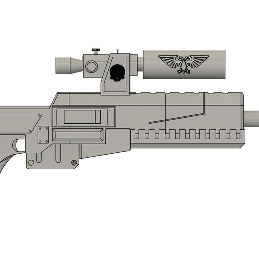 Free STL file Sniper Rifle Marines #2 🔫 (OBJ and 3MF)・3D printer model ...