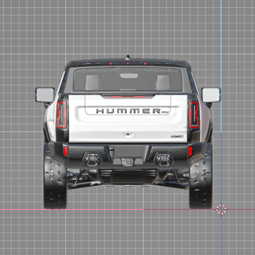 🦸 GMC Hummer・ 3D File for 3D printing・Cults