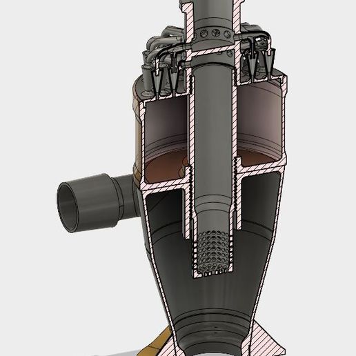 🌀 48 Head Multi Cyclone Chamber (Compact Size Added)・ STL File for 3D ...