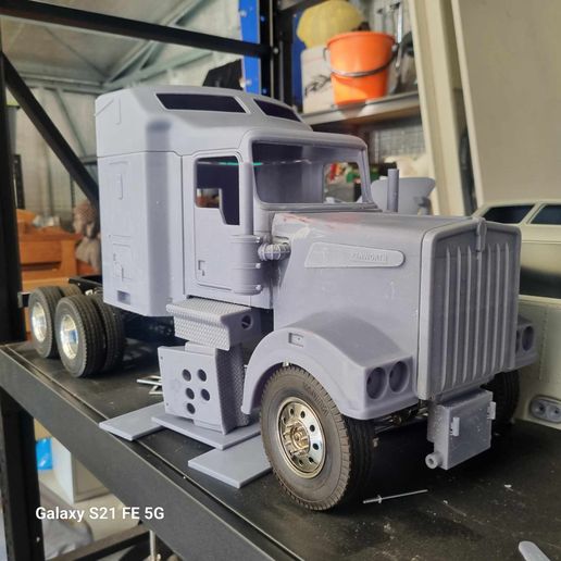 🚕 KENWORTH T-909 50" INTEGRAL SLEEPER 1/14 SCALE CAB・ STL File for 3D ...