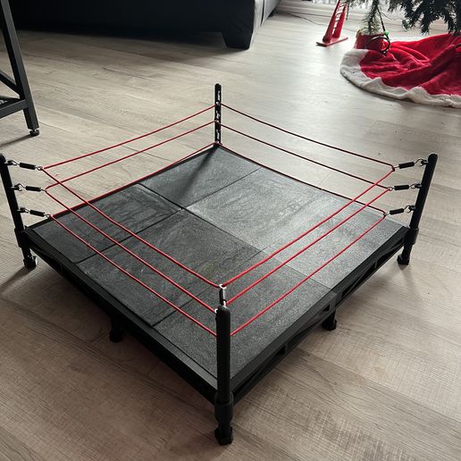 3D printed WWE Scale Wrestling Ring • made with Elegoo Neptune 3 Plus・Cults
