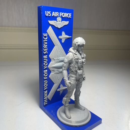 🎨 Service Recognition Air Force・ STL File for 3D printing・Cults