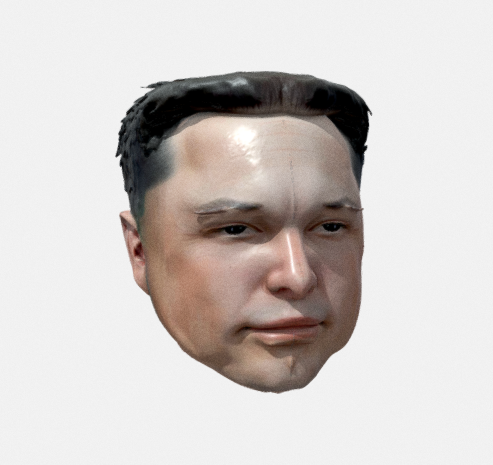 🗿 Elon Musk Head – Realistic 3D Printable Sculpture・ STL File for 3D ...