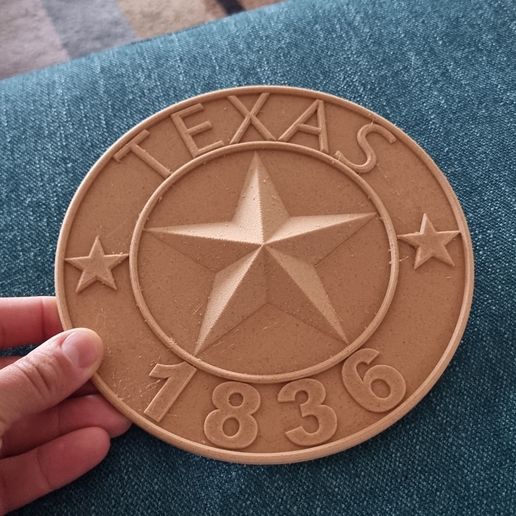 ⭐ Texas Revolution Star・ STL File for ・Cults
