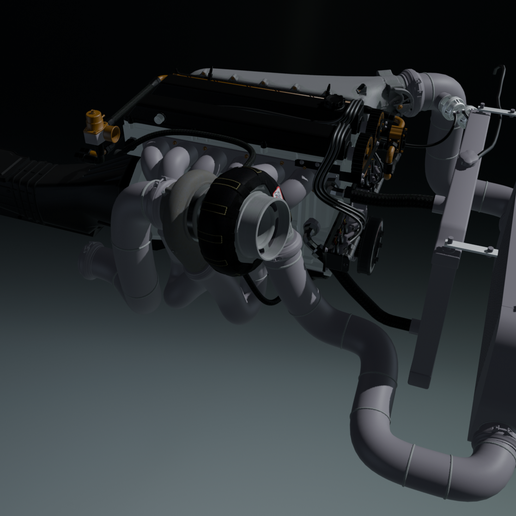 STL file Toyota Engine 2jz-gte 3d Build 🚗 ・3D print design to download ...