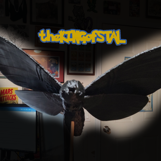 OBJ file 🌈 MOTHRA🌈 KING KONG MONSTERVERSE HIGH POLY GODZILLA RODAN ...