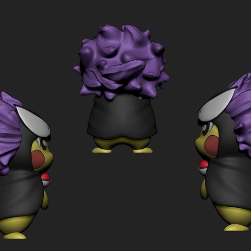🐉 Pokemon - Pikachu Cosplay Gastly・Free STL File for ・Cults