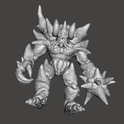 🧊 ICE DEMON MONSTER MINIATURE MODEL FOR FANTASY GAMES DND RPG・ STL File ...