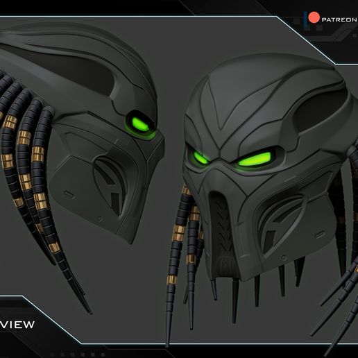 🪖 Predator Spawn helmet・ 3D File for 3D printing・Cults