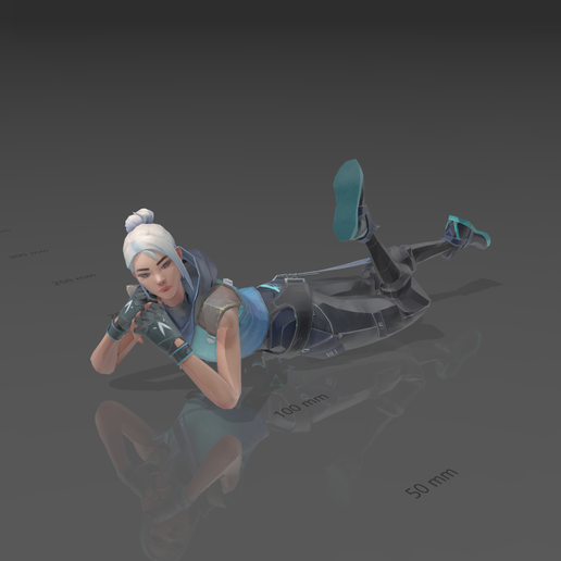 Free OBJ file Jett Laying 🦸 ・3D printer model to download・Cults