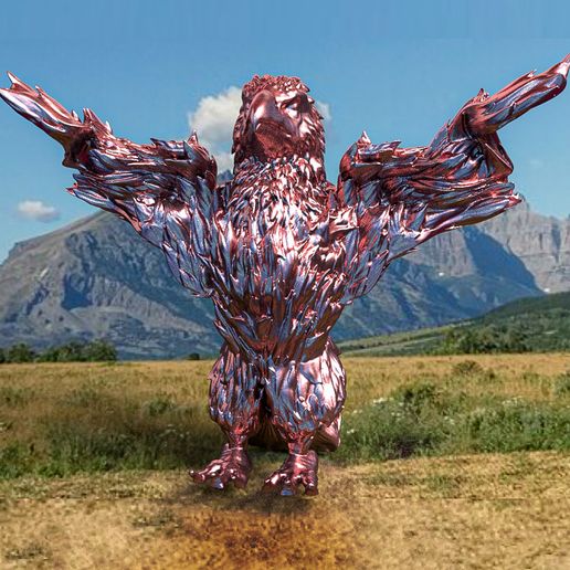 🦅 Eagle 3D・Free STL File for 3D printing・Cults