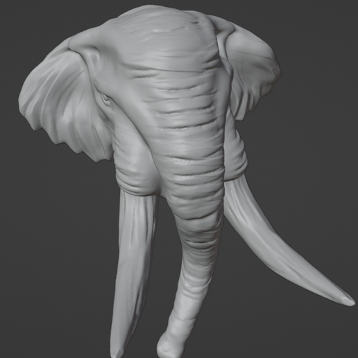 🐘 Savanna elephant, Savanna elephant, Elephant of the savanna・Free STL ...