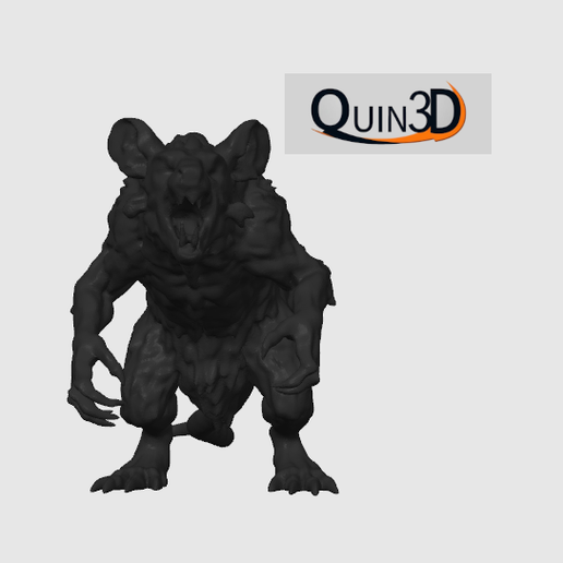 STL file Rat Monster 🐀 ・3D printer model to download・Cults