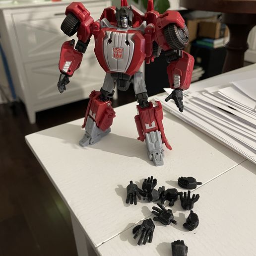 🤖 WFC Gamer Edition Sideswipe Upgrade Kit・ STL File for 3D printing・Cults