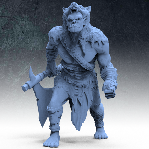 🎨 5 MINIATURE CHARACTER (DND,PATHFINDER,TABLETOP)・Free STL File for ・Cults