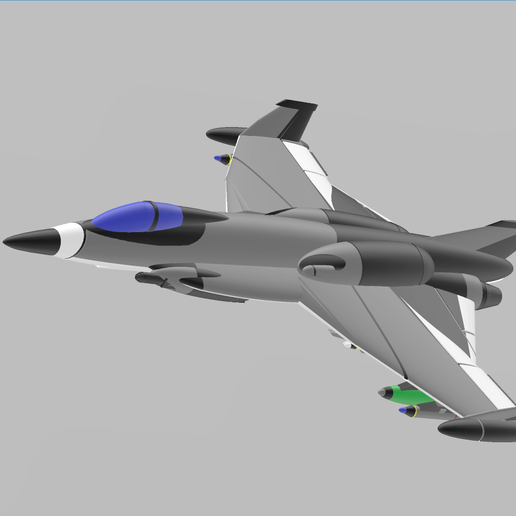 3D file Jalastar Meteor Heavy Fighter 🪖 ・3D print design to download・Cults
