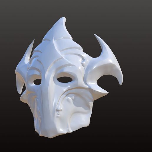 STL file Arcane-Inspired Mask Model: Game's New Skin mask COSPLAY 🆕 ・3D ...