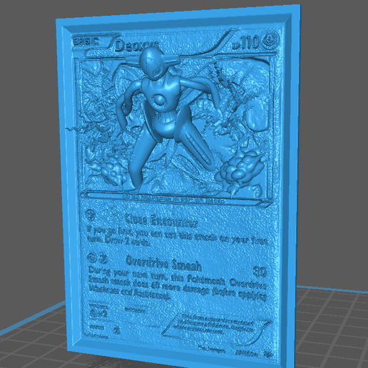 🐉 0386 Deoxys Pokemon Pop Up Card (Fanart)・ STL File for 3D printing・Cults