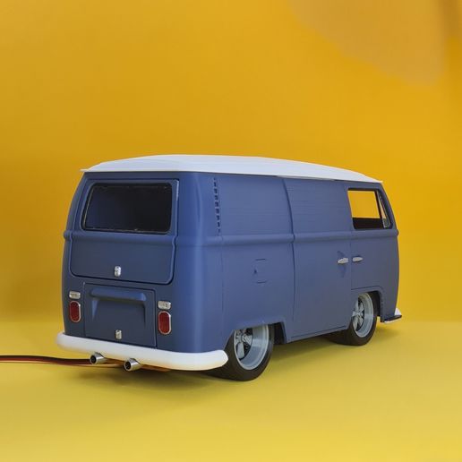 🚌 VW VOLKSWAGE PANEL BUS TOONED MODEL KIT 1:12・ 3D File for 3D printing ...