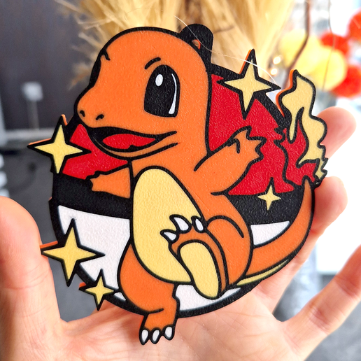 🐉 Pokemon Charmander Christmas Bauble *3 Styles* (multiparts/STL/3mf ...
