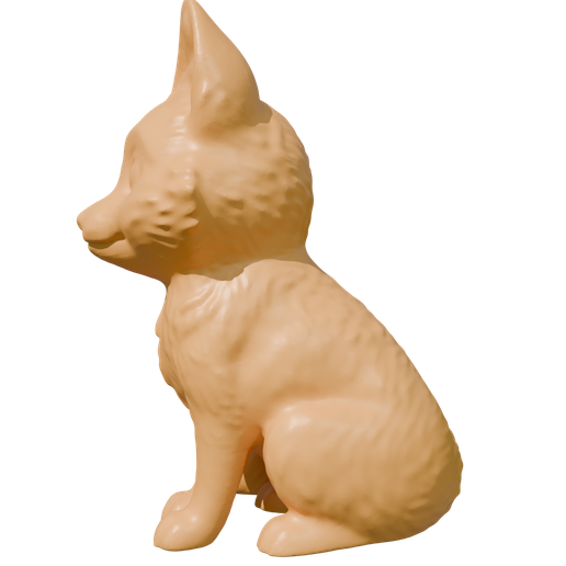🦊 Fox・Free STL File for 3D printing・Cults