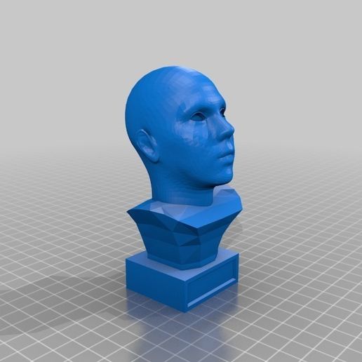 👤 FaceGen Statue Template・Free 3D File for ・Cults
