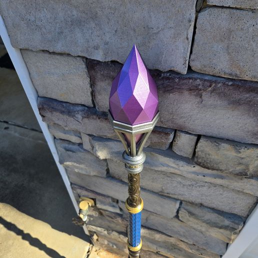 🔮 Staff of Magical Shenanigans Crystal Prop Staff・ STL File for 3D ...