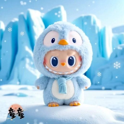 👾 Blue LABUBU・ STL File for 3D printing・Cults