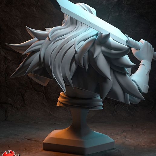 👤 Bust of Yasha・ STL File for 3D printing・Cults