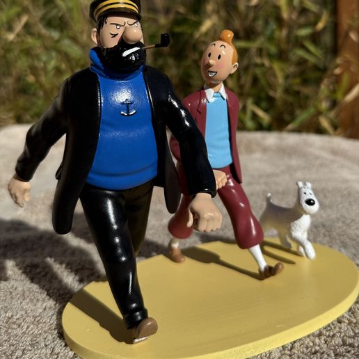 🐕 The Adventures of TINTIN 3D model (Diorama) - v.1・3D Print with the ...