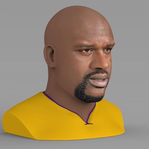 👤 Shaq ONeal bust ready for full color 3D printing・ 3D File for 3D ...