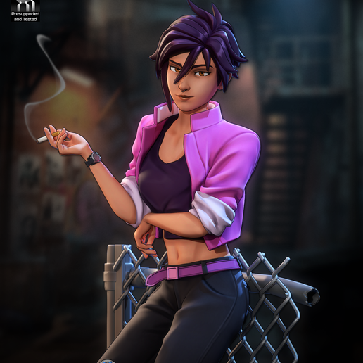 🫥 Invisigal - Figura del juego Dispatch para impresión 3D・Archivo 3D ...