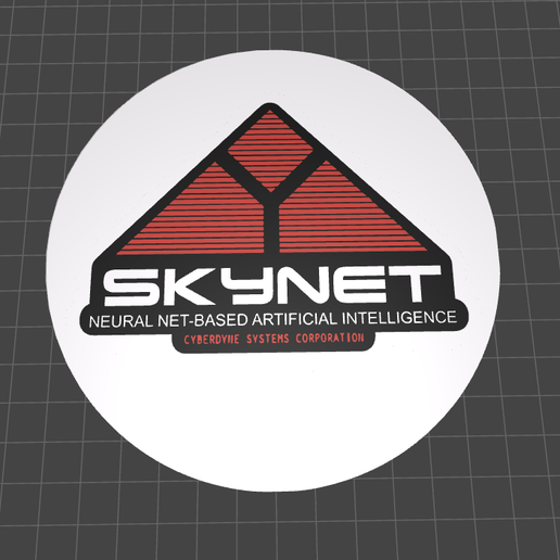 🤖 Skynet Coaster・ 3MF File for 3D printing・Cults