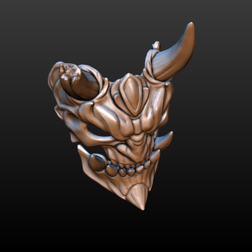 STL file Demon Mask 🔥 (OBJ)・3D print object to download・Cults