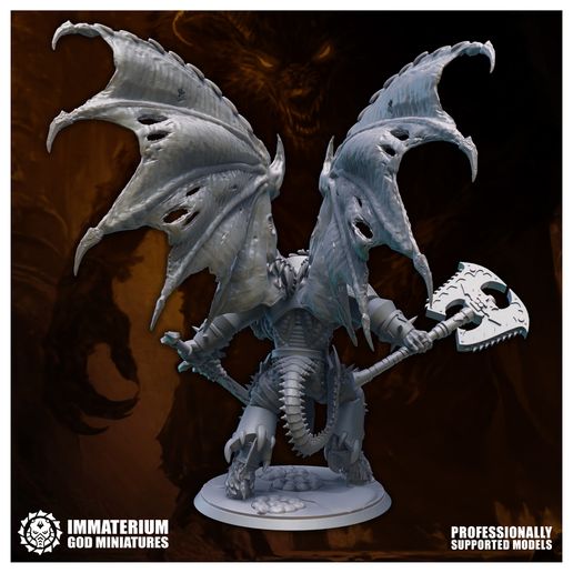 🤴 Exalted Onkronn (demon form)・ 3D File for 3D printing・Cults