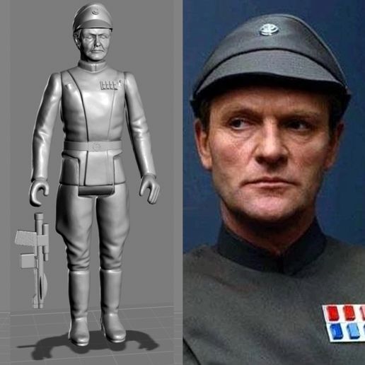 ⭐ VINTAGE STAR WARS KENNER-STYLE GENERAL VEERS ACTION FIGURE・ STL File ...