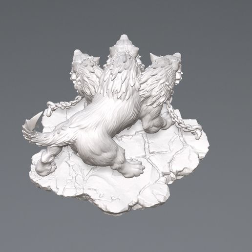 🎲 Cerberus・ STL File for 3D printing・Cults