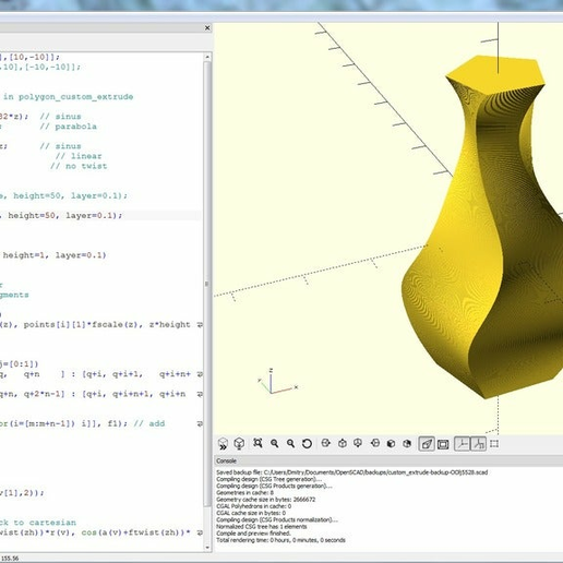 Free STL file custom_extrude for openscad 📐 (SCAD)・3D print object to ...