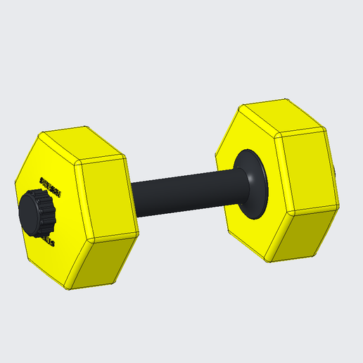 🏋️‍♂️ Adjustable Dumbbell STL Kit – 3D Printable Fitness Set・ STL File ...