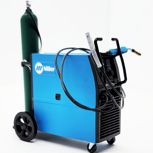 🧞‍♂️ 1/24 Scale Millermatic 252 Mig Welder・ STL File for 3D printing・Cults
