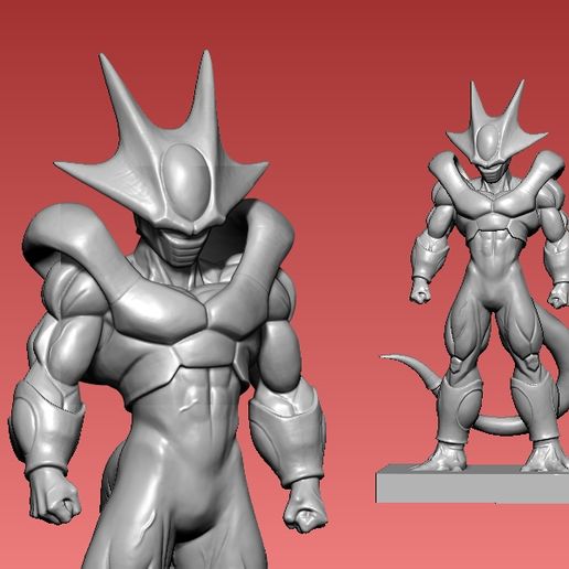 STL file Dragon ball Z Frieza phide 7 model - 3D print 🐉 ・3D printer ...