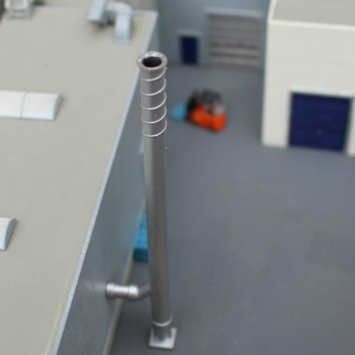 STL file N Scale Industrial Chimney Exhaust Stack 😤 ・3D printing design ...