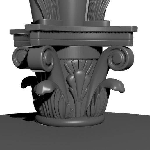 STL file Decorative column 📁 ・3D print design to download・Cults