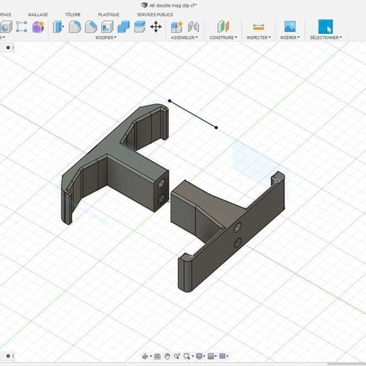 🔫 AK 47 magazine coupler・Free 3D File for ・Cults