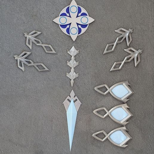 🎭 A canonical set of fataui details・ STL File for 3D printing・Cults