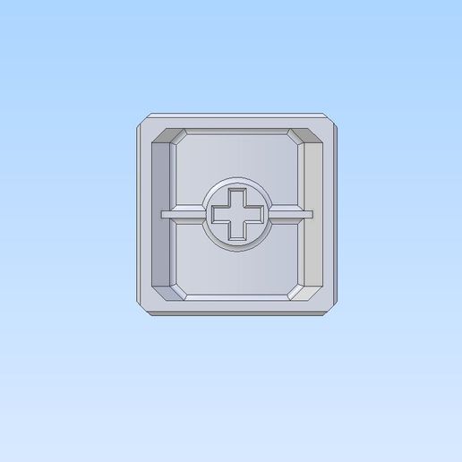 ⌨️ Keyboard key-cap blank (for you to customize)・Free OBJ File for 3D ...