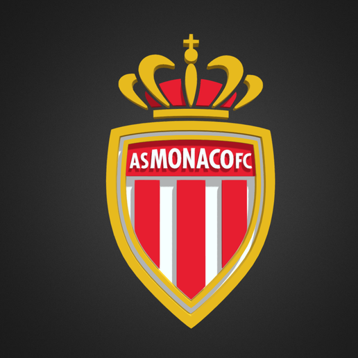 🛡️ Bouclier Shield Escudo AS Monaco FC 3D・ STL File for 3D printing・Cults