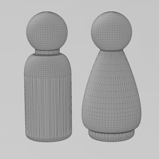 🪵 Men and women peg doll decor shapes 3D print model・ STL File for 3D ...