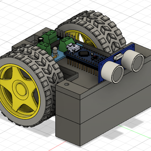 🤖 Robot minisumo・Archivo STL para Impresión 3D・Cults
